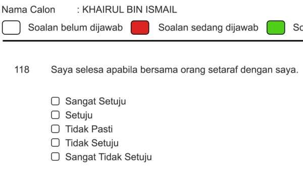 Saya Selesa Apabila Bersama Orang Setaraf Dengan Saya