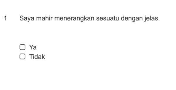 Saya mahir menerangkan sesuatu dengan jelas.